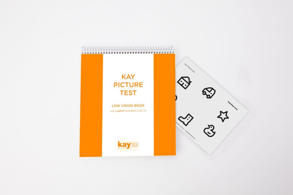 Kay Picture Test slabozrakost Kniha (3 m) – Oční shop Medical Vision